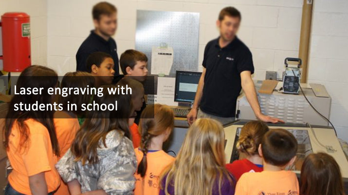 Laser Engraving with Students in School – Monport ca