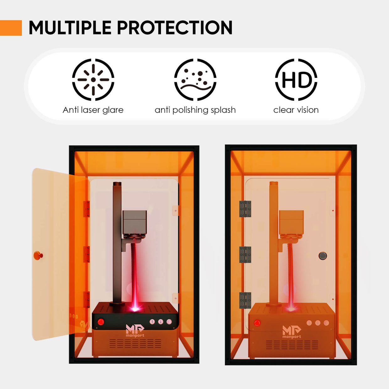 Popular Fiber Laser Engraver Enclosure | Safety and Protection for ...